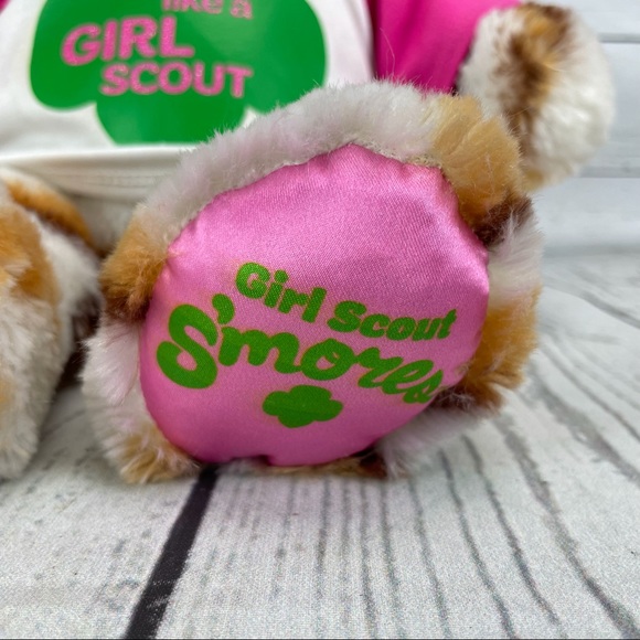 Build-A-Bear | Toys | Build A Bear Bab Girl Scout Smores Bear Plush Caramel Swirl Smores Shirt ...